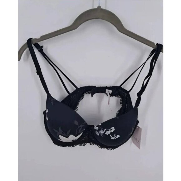 Auden | Intimates & Sleepwear | Nwt Auden Womens Black Floral The ...